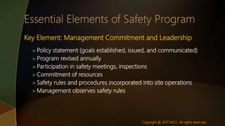 Essential Elements to an Effective Safety Program | PPTX