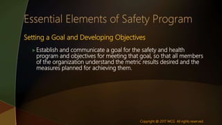 Essential Elements to an Effective Safety Program | PPTX