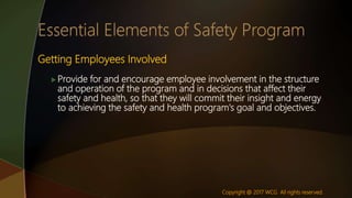 Essential Elements to an Effective Safety Program | PPTX