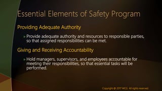 Essential Elements to an Effective Safety Program | PPTX