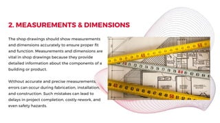 Essential Elements to Include in Shop Drawings | PPTX