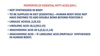 Chemistry of Essential Fatty Acids | PDF