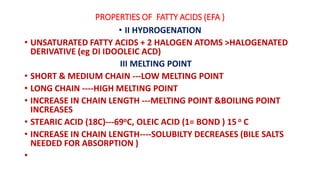 Chemistry of Essential Fatty Acids | PDF