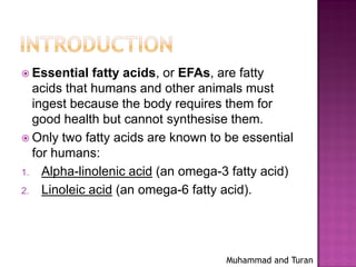 Essential fatty acids | PDF