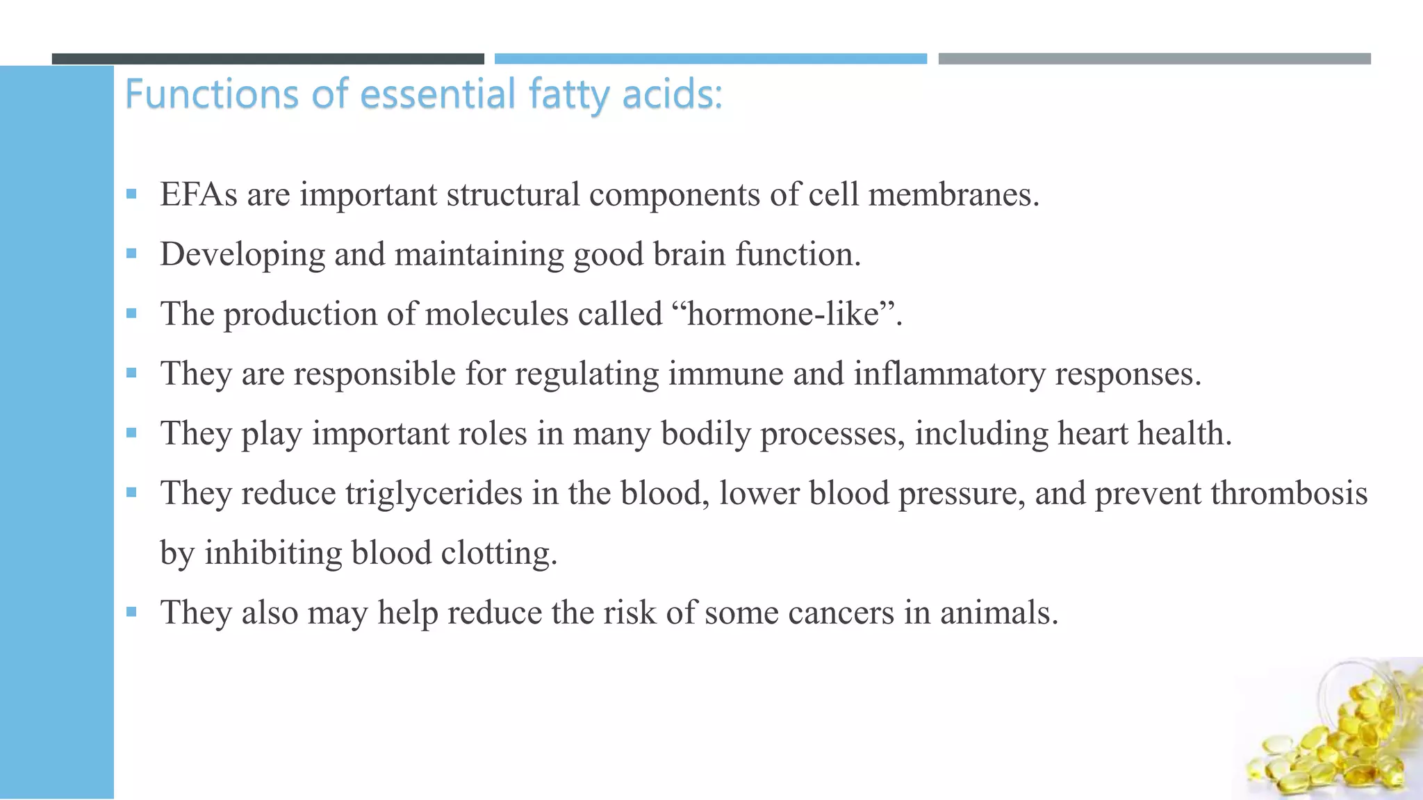 Essential fatty acids | PPTX