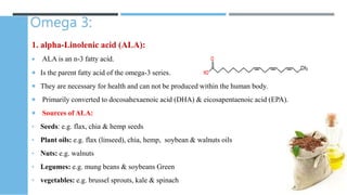 Essential fatty acids | PPTX