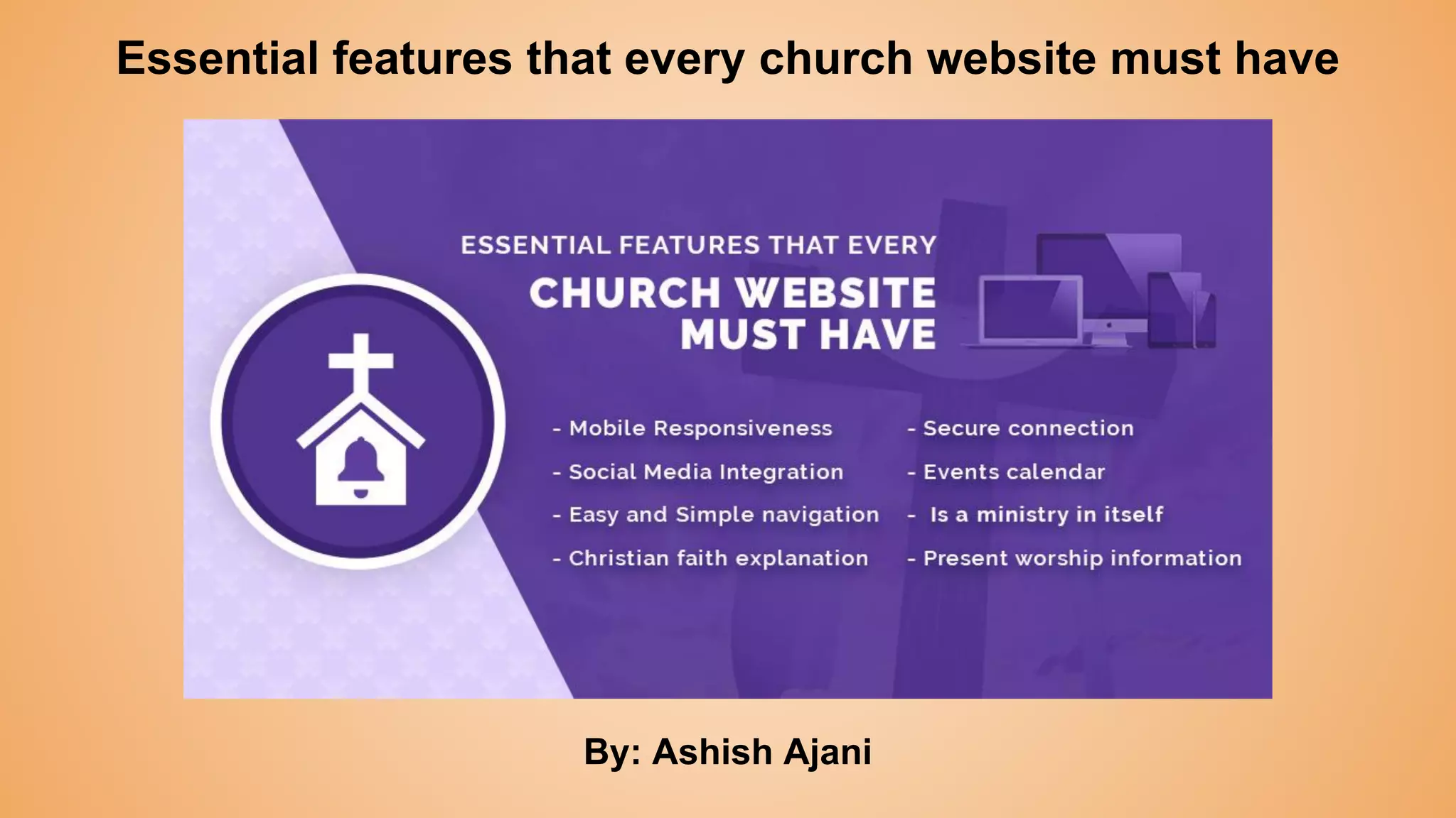 Essential Features To Build A Good And Powerful Church Website | PPT