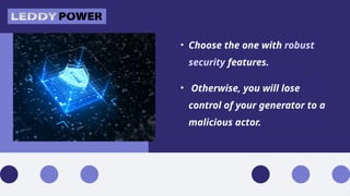 Essential Features To Look For In A Diesel Generator Monitoring System | PPT