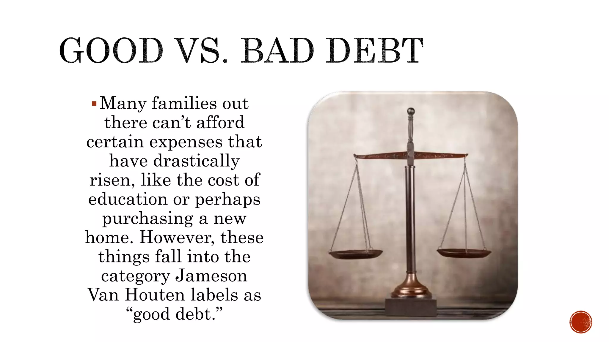 Essential Financial Advice for Those in Debt by Jameson Van Houten | PPT