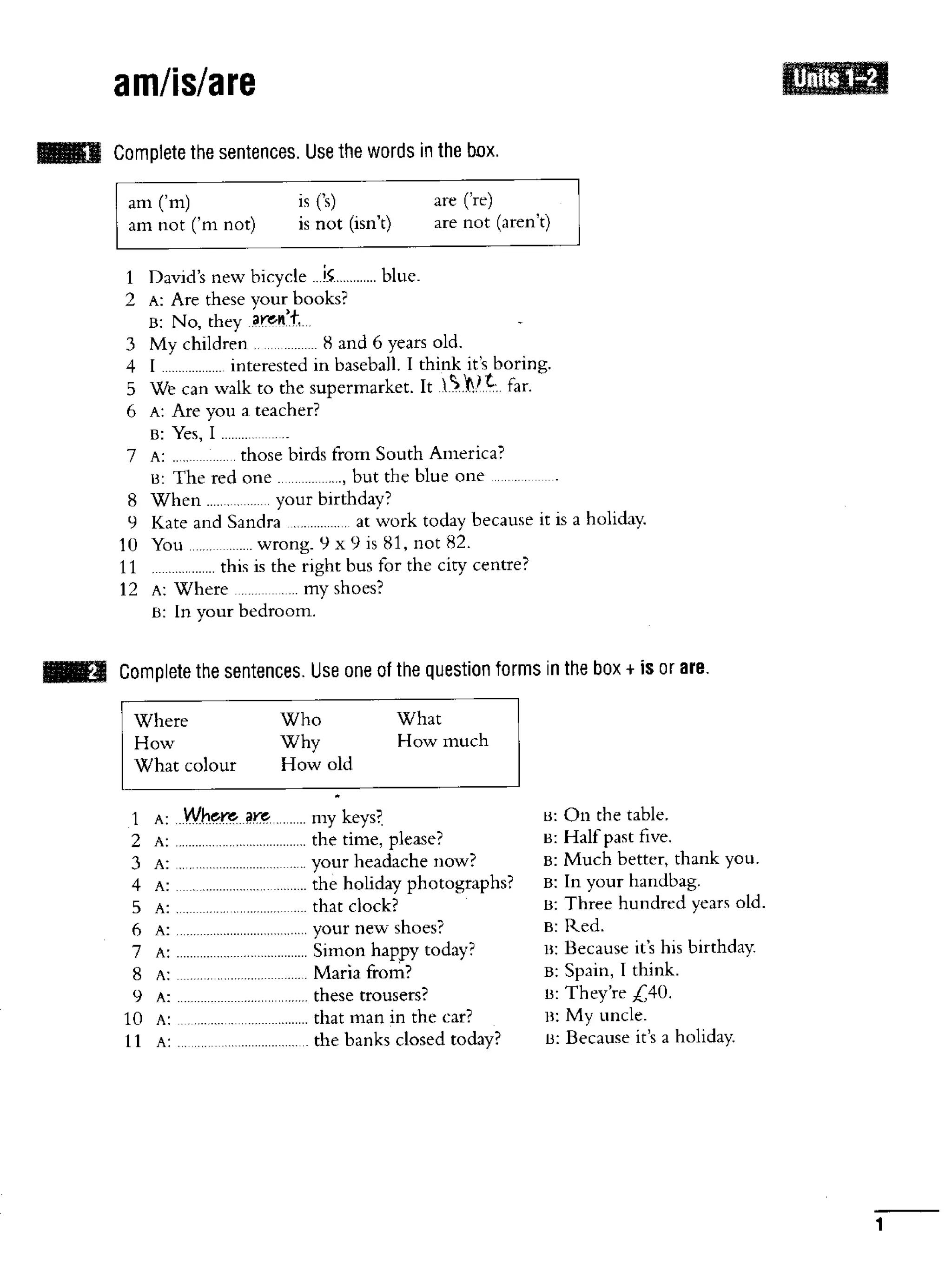 Essential grammar in use supplementary exercises | PDF