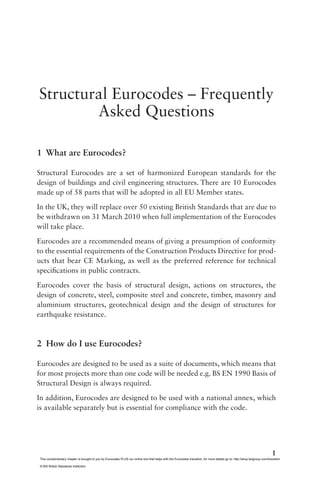 Essential guide to eurocode transition | PDF