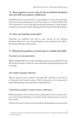 Essential guide to eurocode transition | PDF