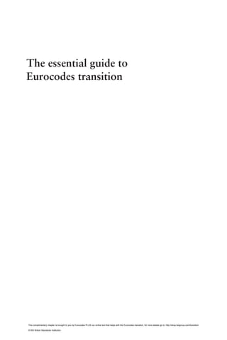 Essential guide to eurocode transition | PDF