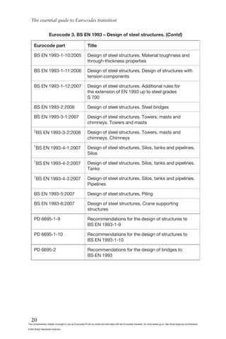 Essential guide to eurocode transition | PDF
