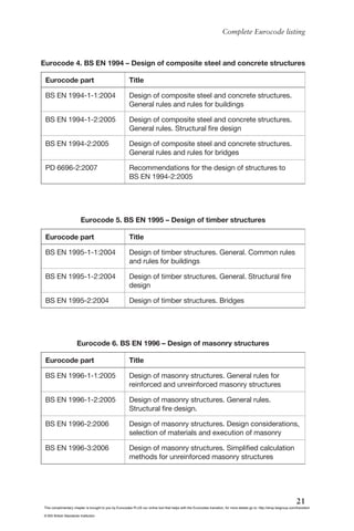 Essential guide to eurocode transition | PDF