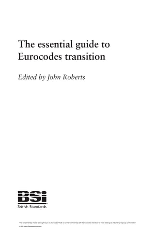 Essential guide to eurocode transition | PDF