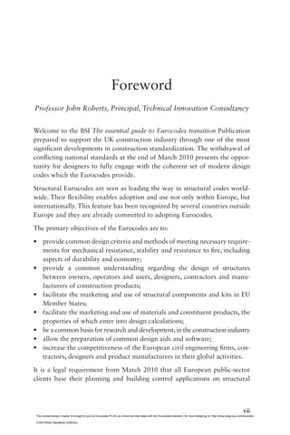 Essential guide to eurocode transition | PDF