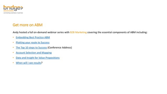 Your Essential Guide to Proving ABM Value | PPT