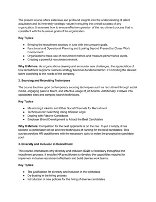 Essential HR Recruitment Courses for Modern Talent Acquisition.pdf