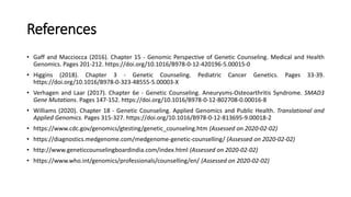 Genetic counselling | PPTX