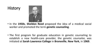 Genetic counselling | PPTX