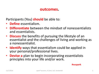 Essentialism | PPTX