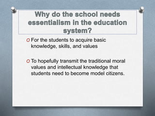 Essentialism | PPTX