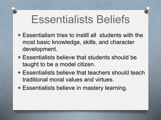 Essentialism | PPTX