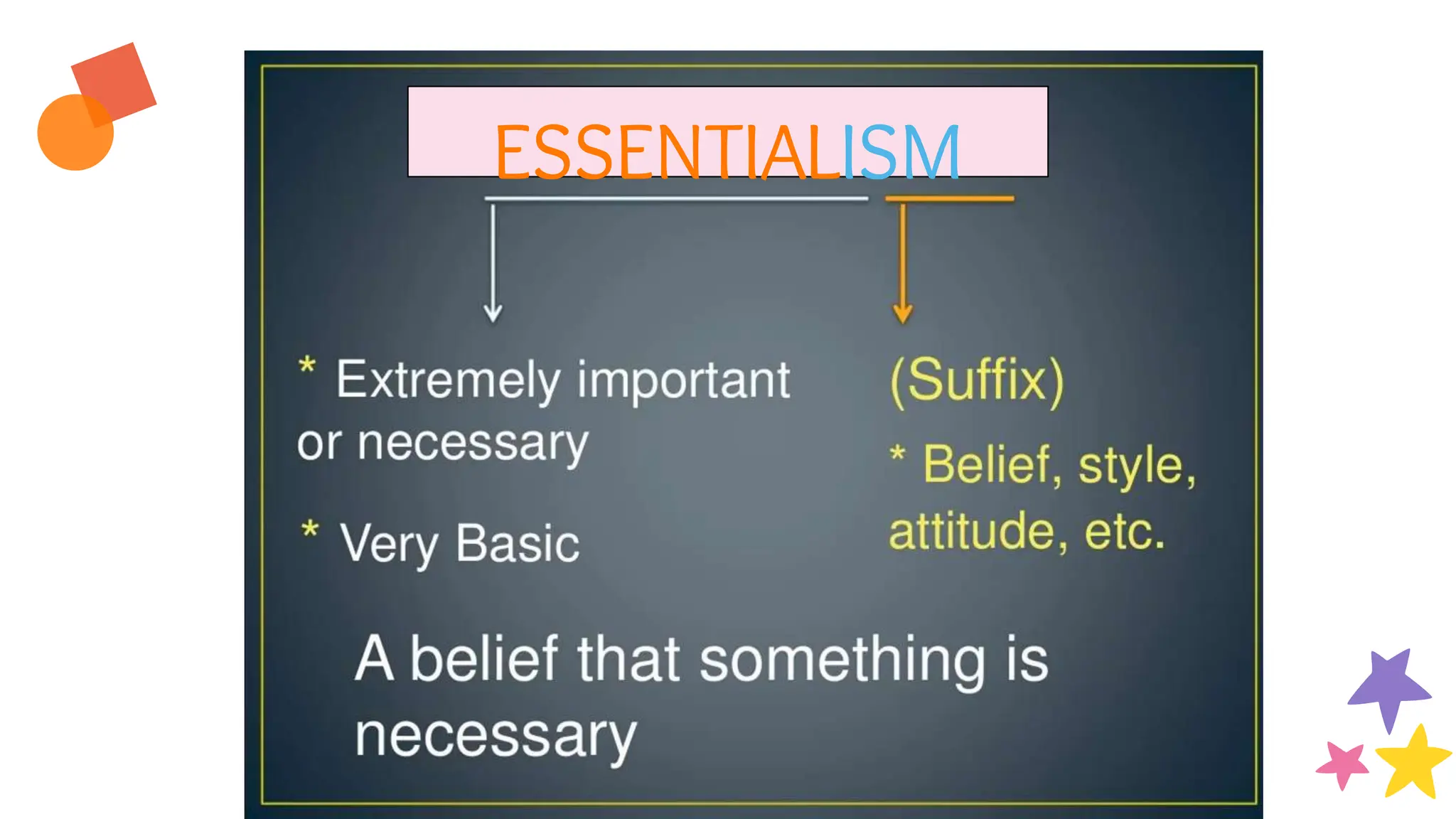 Foundation of Education Essentialism Theory | PPTX