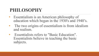 ESSENTIALISM.pptxGDTDTFGDTTDFDFFGFCGFCGFG | PPTX