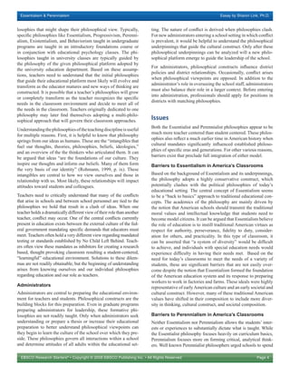 Essentialism and perennialism | PDF