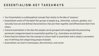 ESSENTIALISM POWERPOINT PRESENTATION 2024 | PPTX