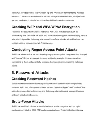 Essential Kali Linux Commands for Ethical Hacking.pdf | Operating Systems | Computer Software ...