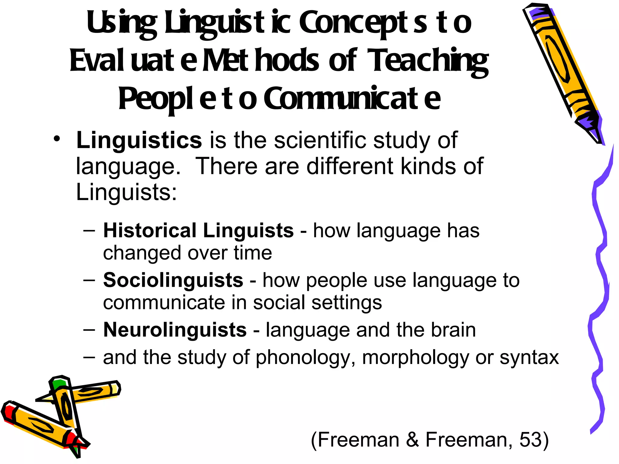 Essential linguistics Chap 3 part 1 Graphic Organizer | PPT