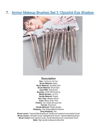 Essential makeup tools | PDF