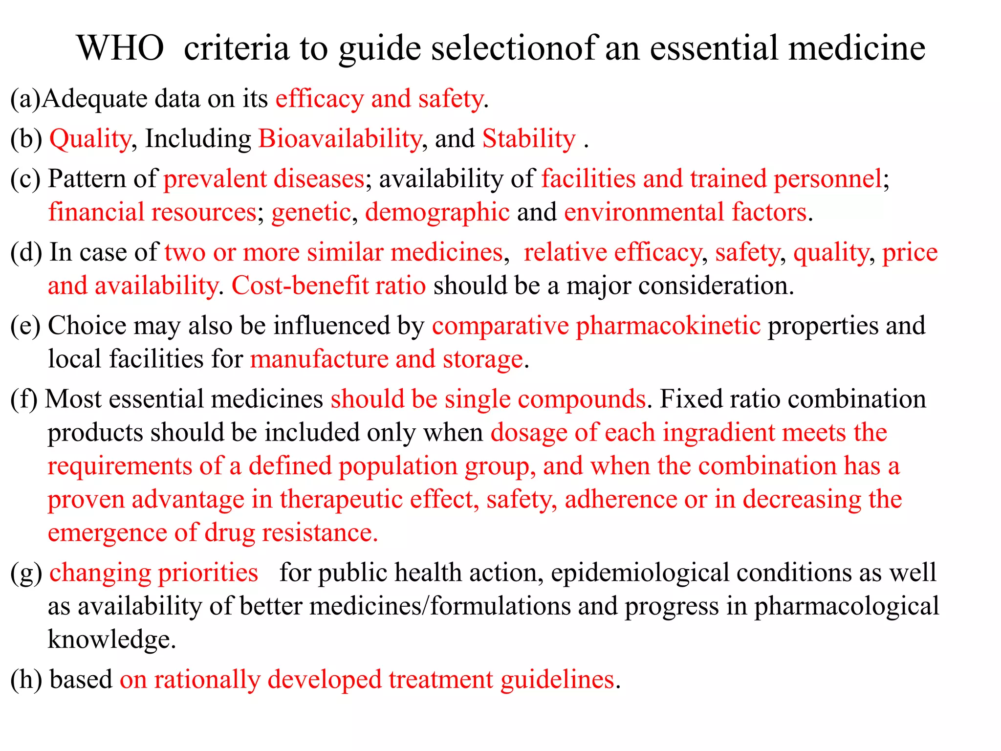 Essential medicine | PPT