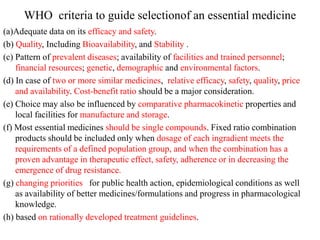 Essential medicine | PPT