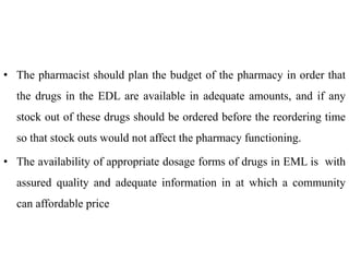 Essential medicine | PPTX