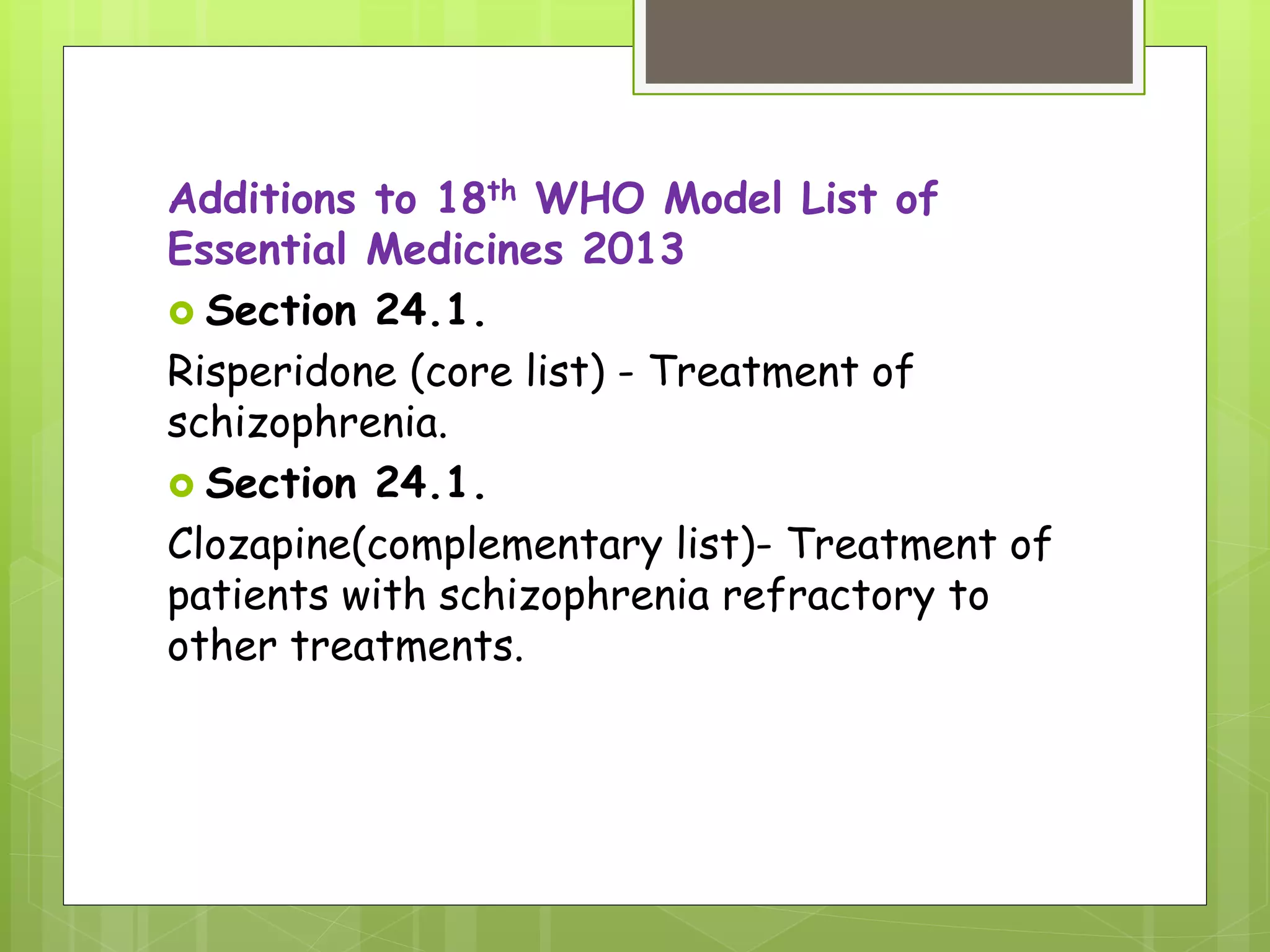 Essential medicine concepts | PPTX