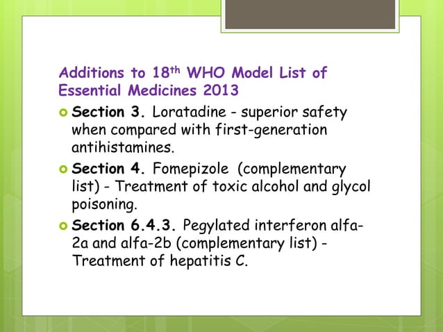 Essential medicine concepts | PPTX