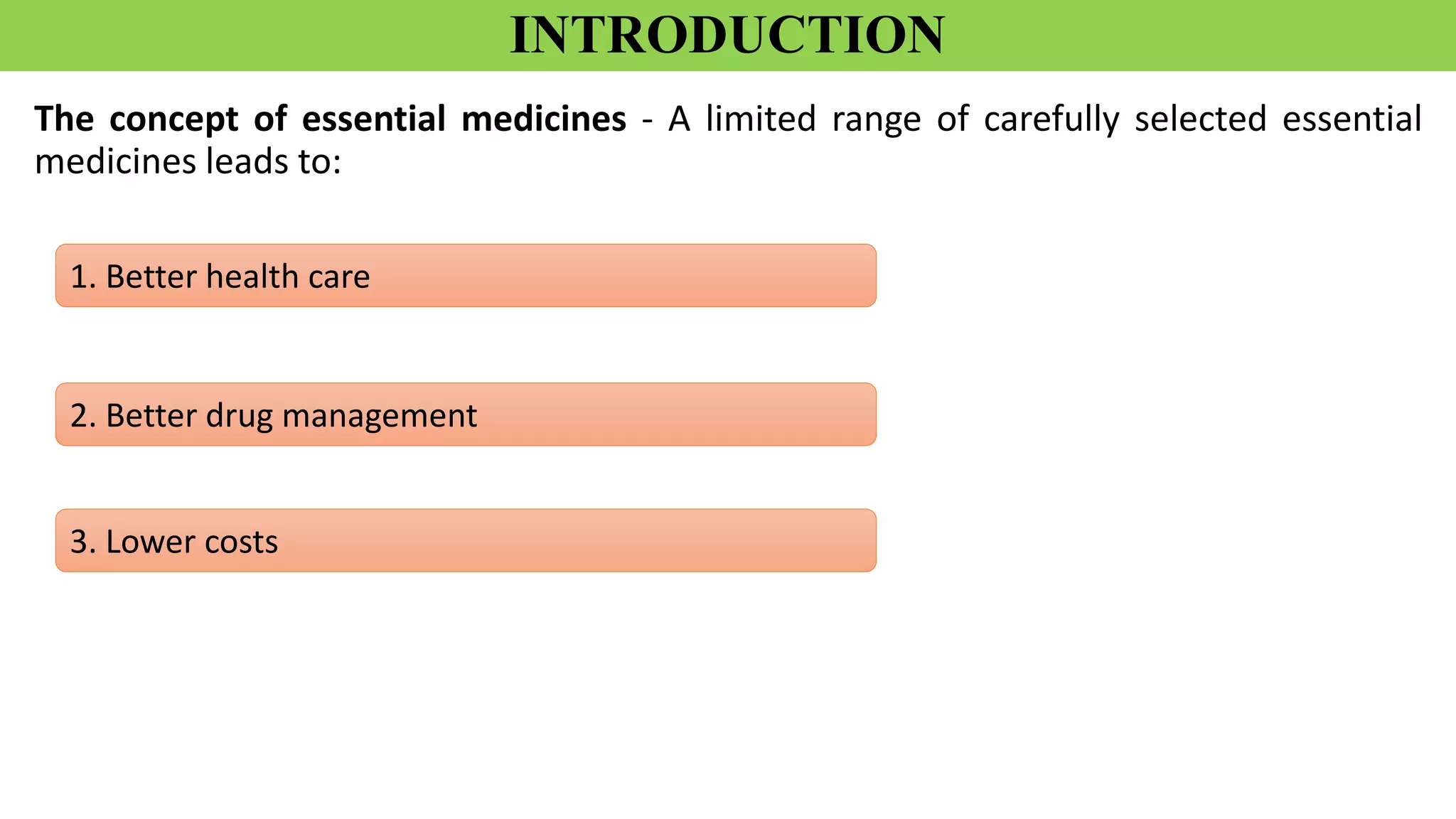 Essential medicine list | PPTX