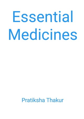 Essential Medicines | PDF
