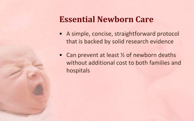 Essential newborn care | PPTX