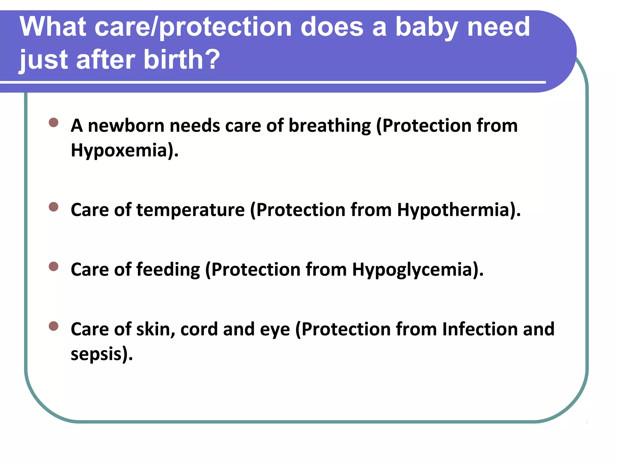Essential new born care | PPT