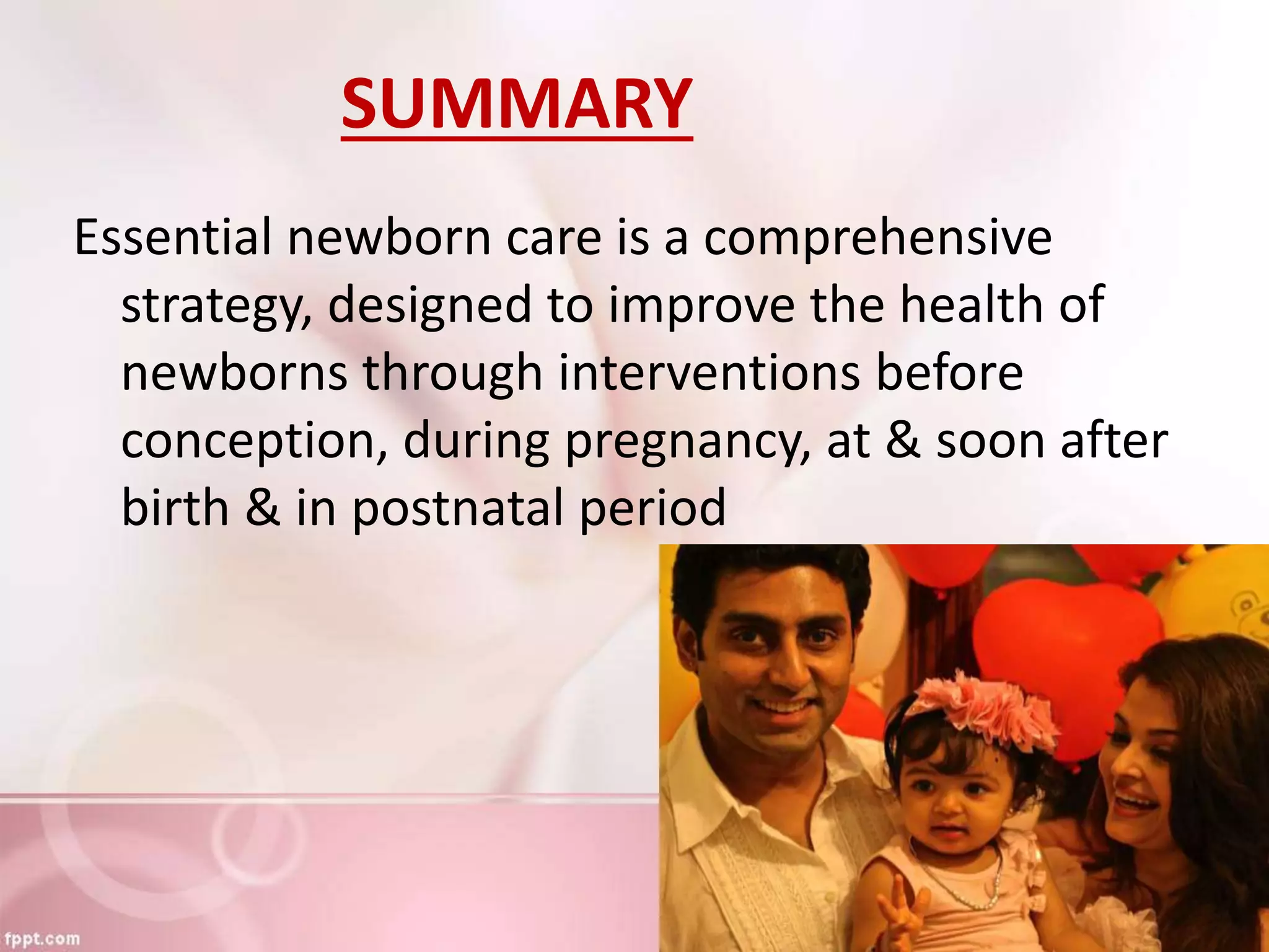 Essential newborn care | PPTX
