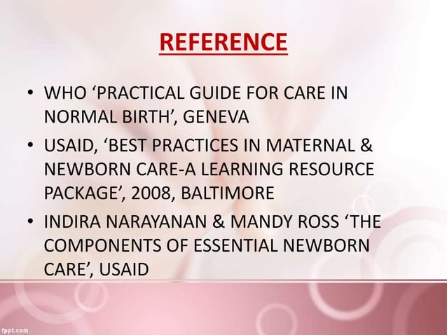 Essential newborn care | PPTX