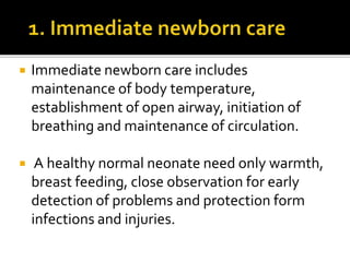 Essential Newborn Care | PPTX
