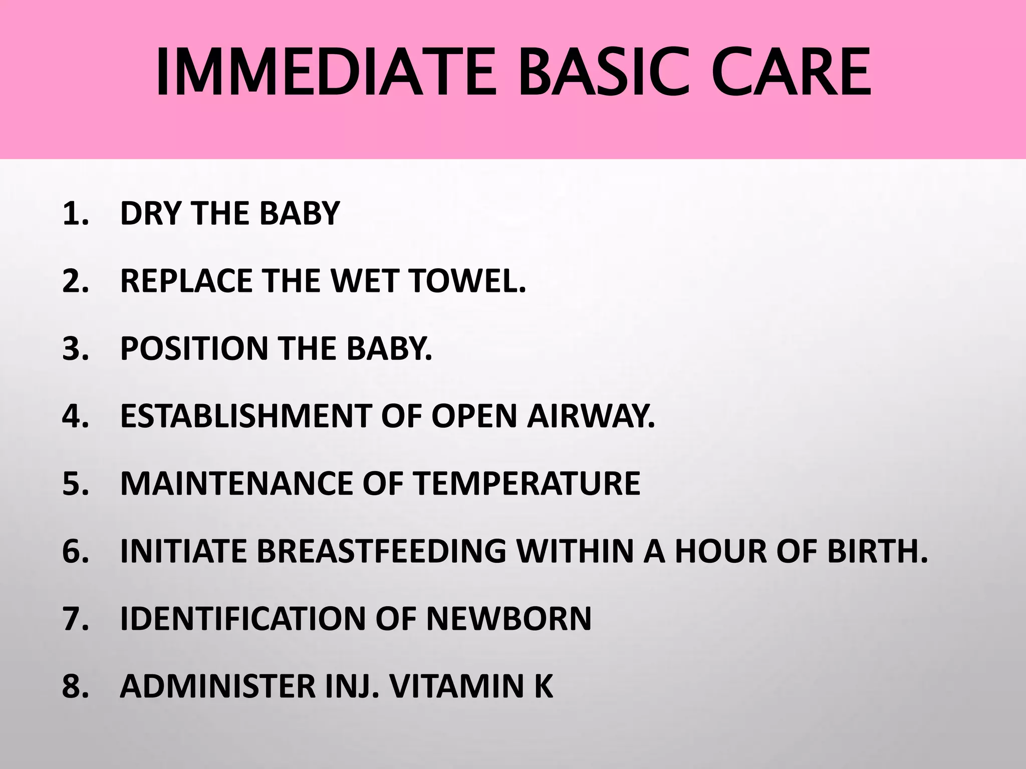 Essential new born care | PPTX