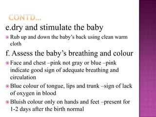 Essential newborn care for 3 rd year bsc | PPTX