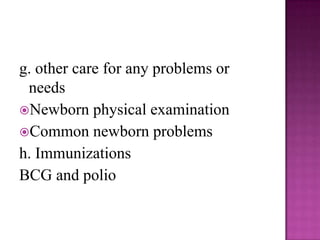Essential newborn care for 3 rd year bsc | PPTX